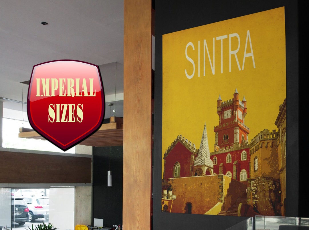 Sintra Vintage Travel Poster Large Format Wall Art Print - Etsy