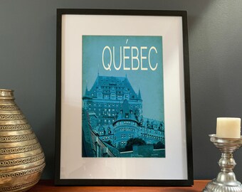 Québec Travel Poster - Etsy