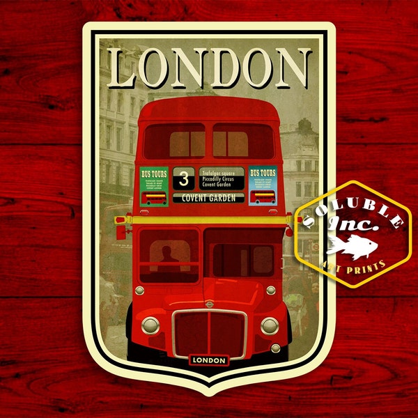 London Stickers - Etsy