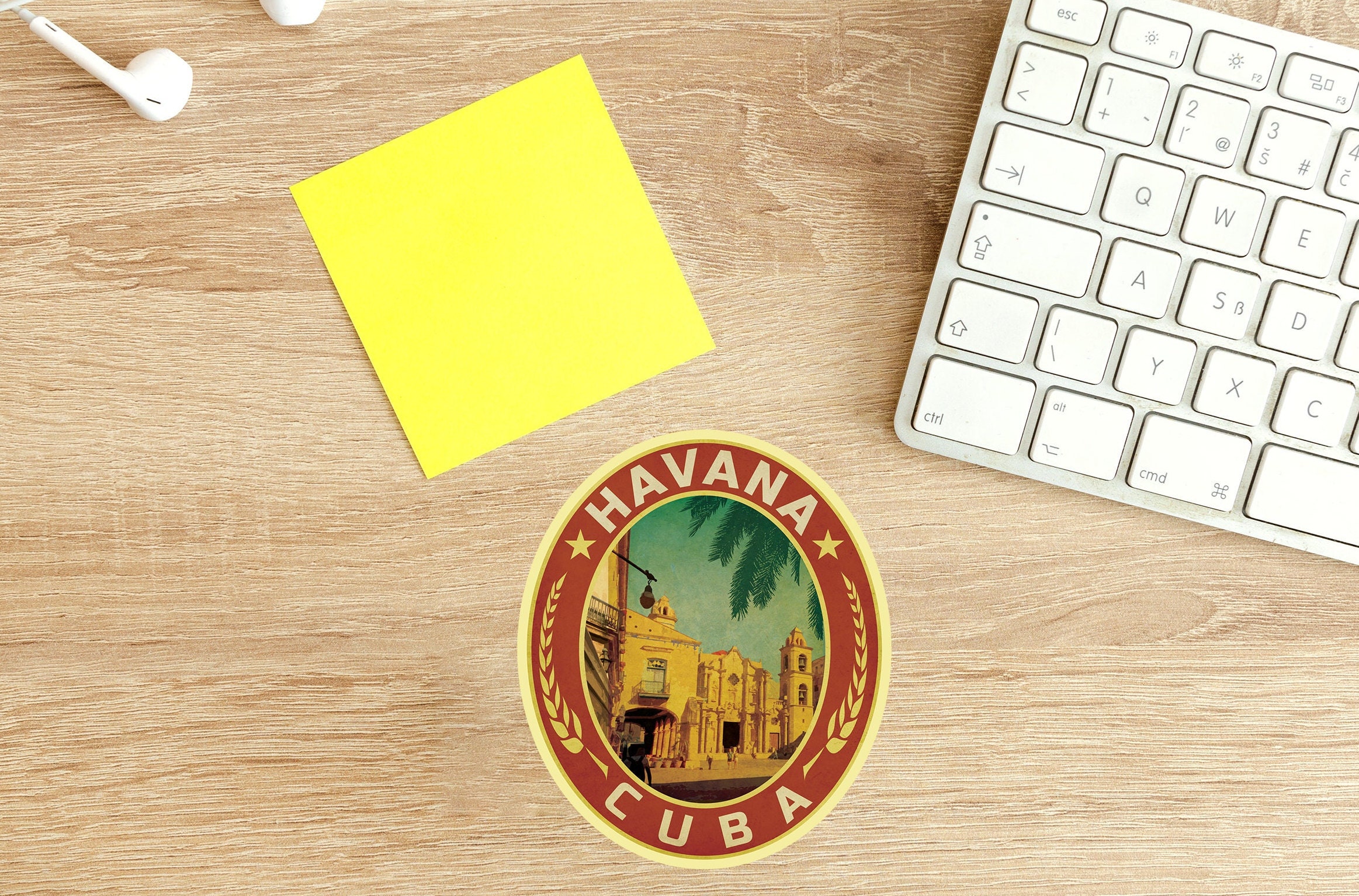 Havana Travel Sticker Vintage Style Decal for Suitcase - Etsy