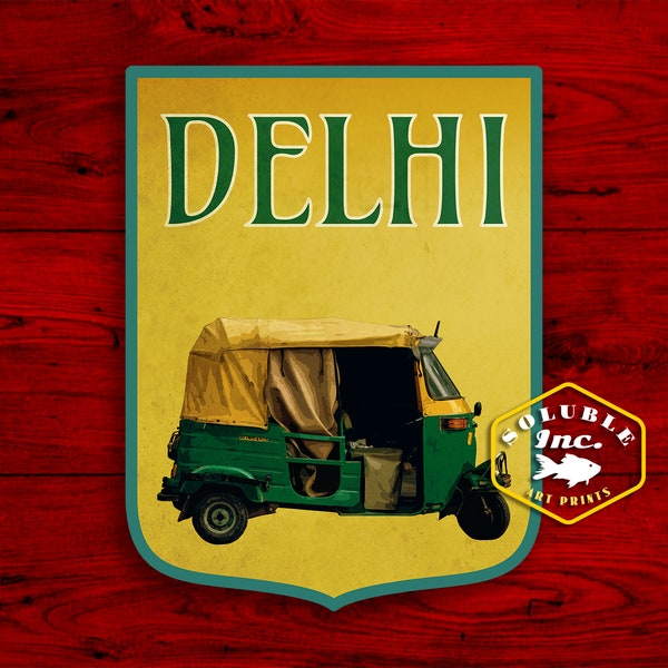 Delhi Poster - Etsy