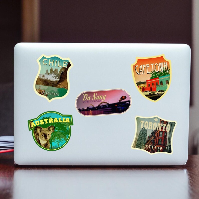 Da Nang Travel Sticker: Vintage-style Vietnam Decal - Etsy