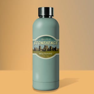 Stonehenge England Travel Sticker: Vintage Suitcase Decal - Etsy