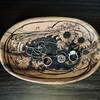 Wooden Cutting Board Gothic Architecture Pyrography Design - Etsy
