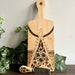 Wooden Cutting Board - Gothic Architecture Pyrography Design - Etsy