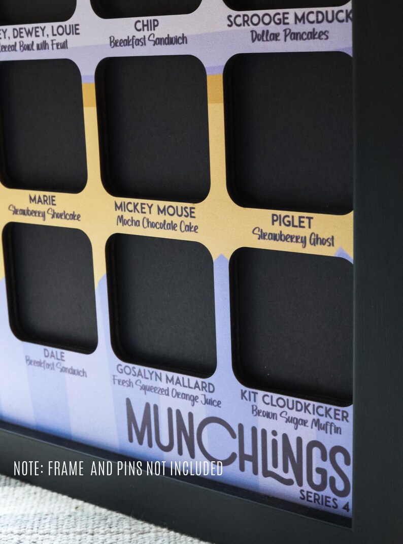 Munchling Pin Display Frame Insert - Etsy