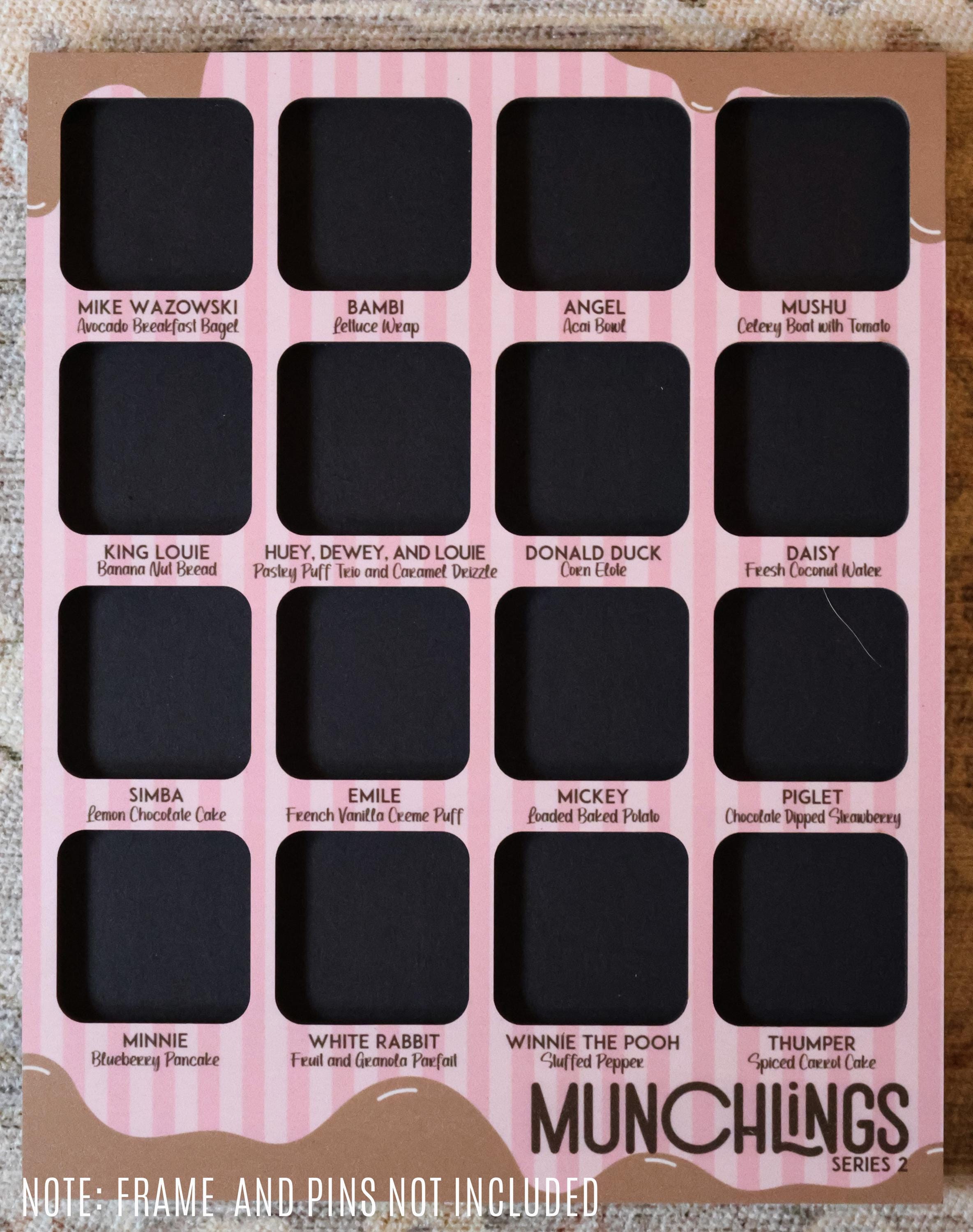 Munchling Pin Display Frame Insert - Etsy