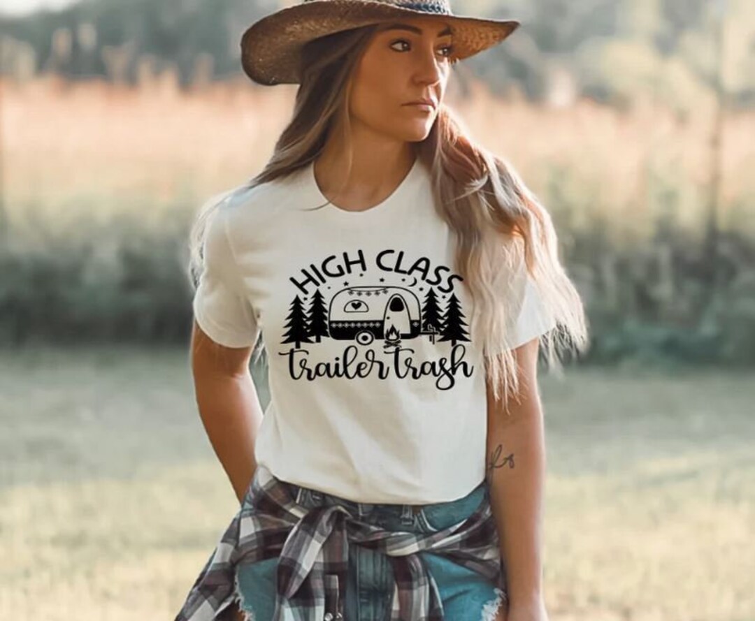 High Class Trailer Trash Screen Print - Etsy