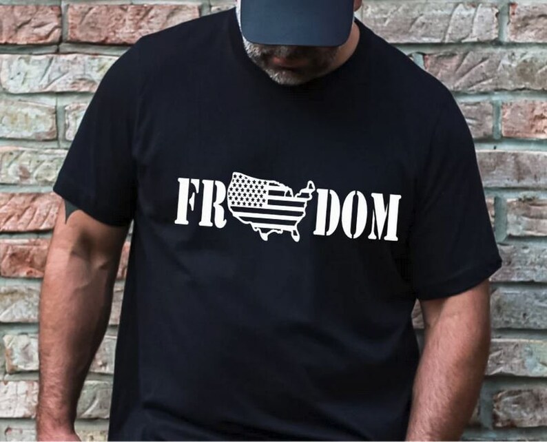 Freedom Flag Screen Print - Etsy