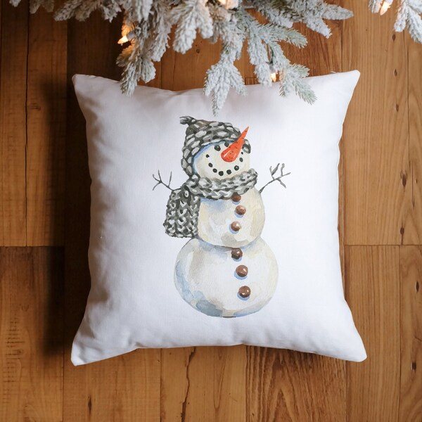 Snowman Pillow - Etsy