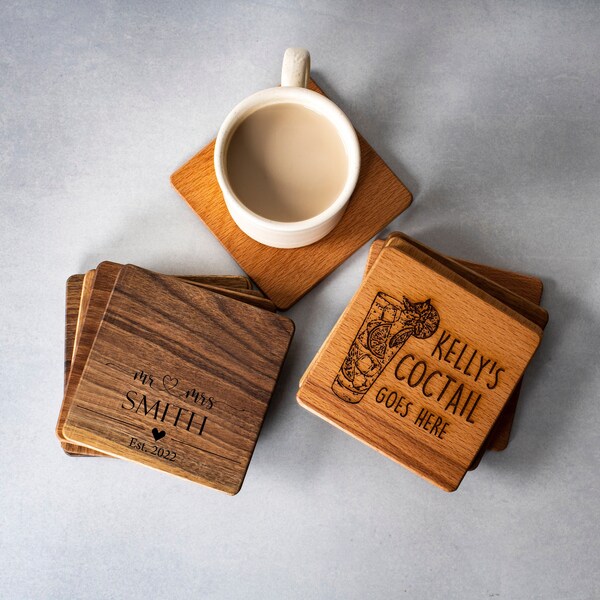 Wood Burning Coaster - Etsy
