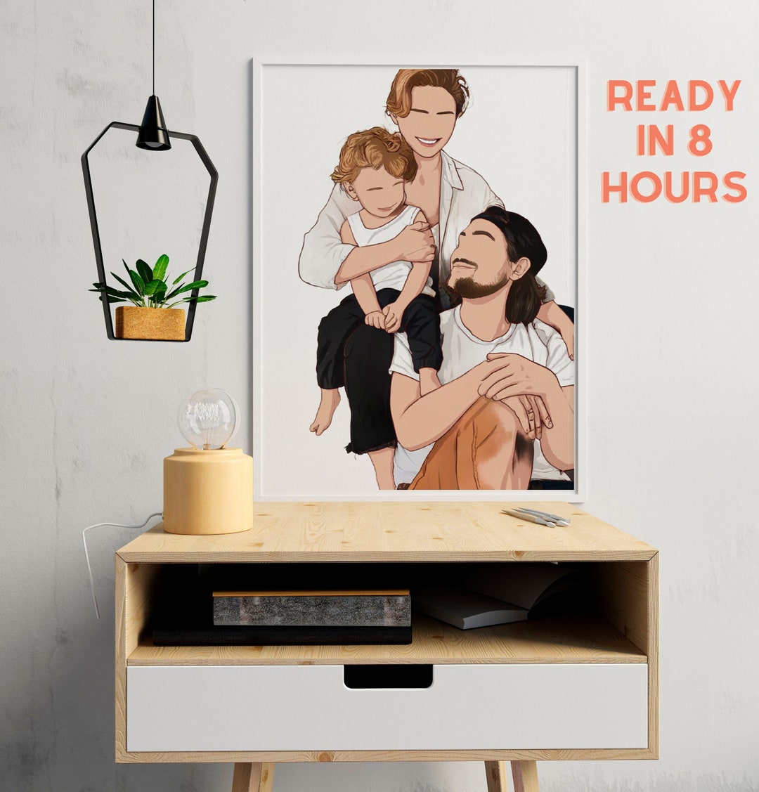 Custom Faceless Portrait Faceless Portrait Print Custom - Etsy