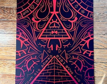 Beast With One Eye -- Bill Cipher Art Print - Etsy