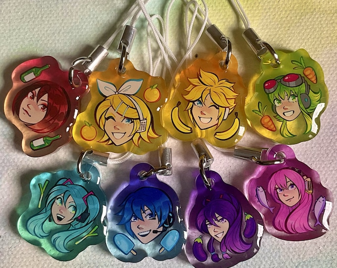 Vocaloid Phone Charms - Etsy