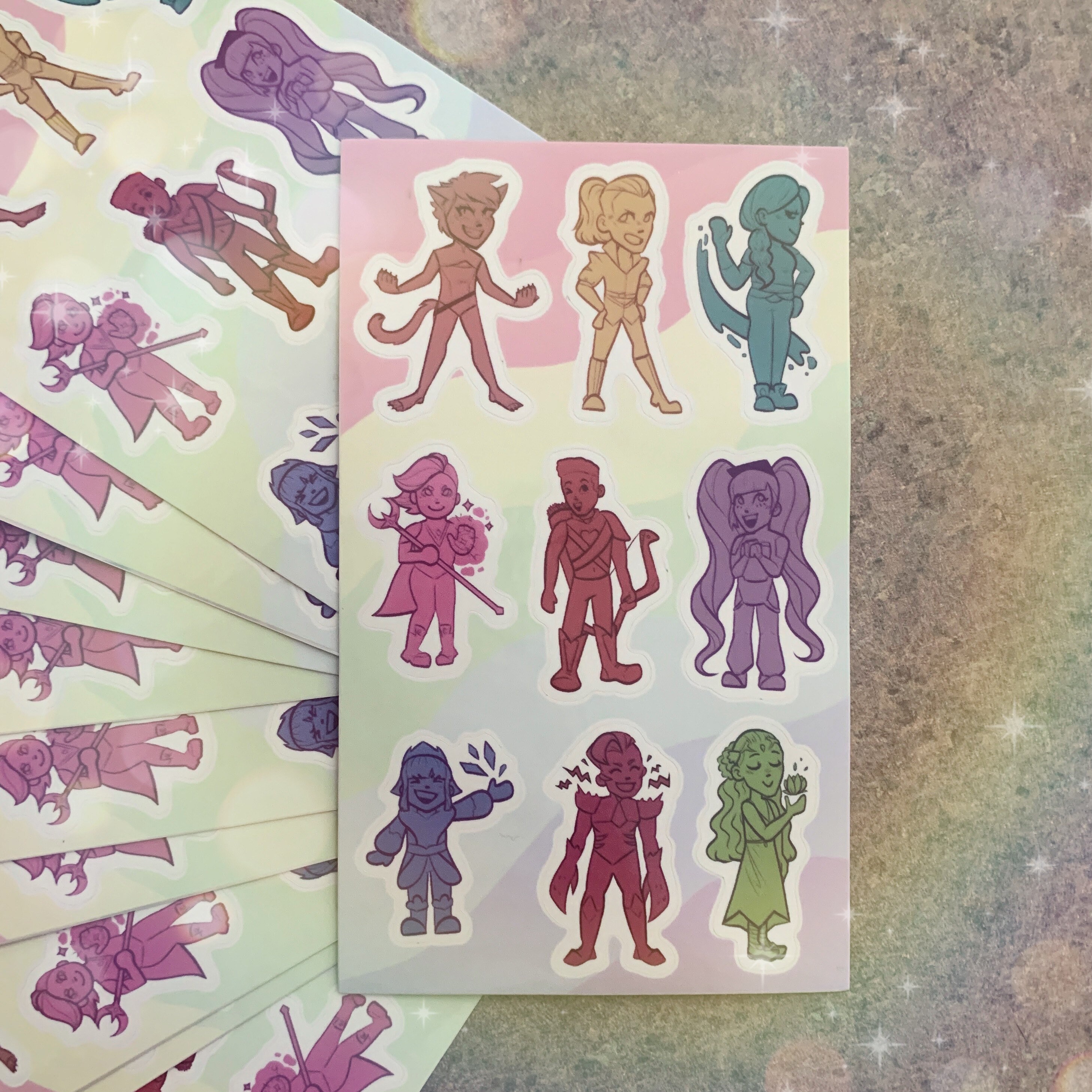 She Ra Sticker Sheet - Etsy