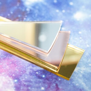 Mirrored Acrylic Alphabet Letter Number Word for Art Craft | Any Font ...