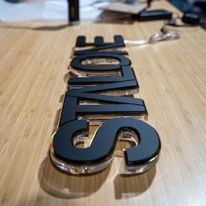 Custom 3D Letters or Numbers Words 3D Raised Sign | Company Logo ...