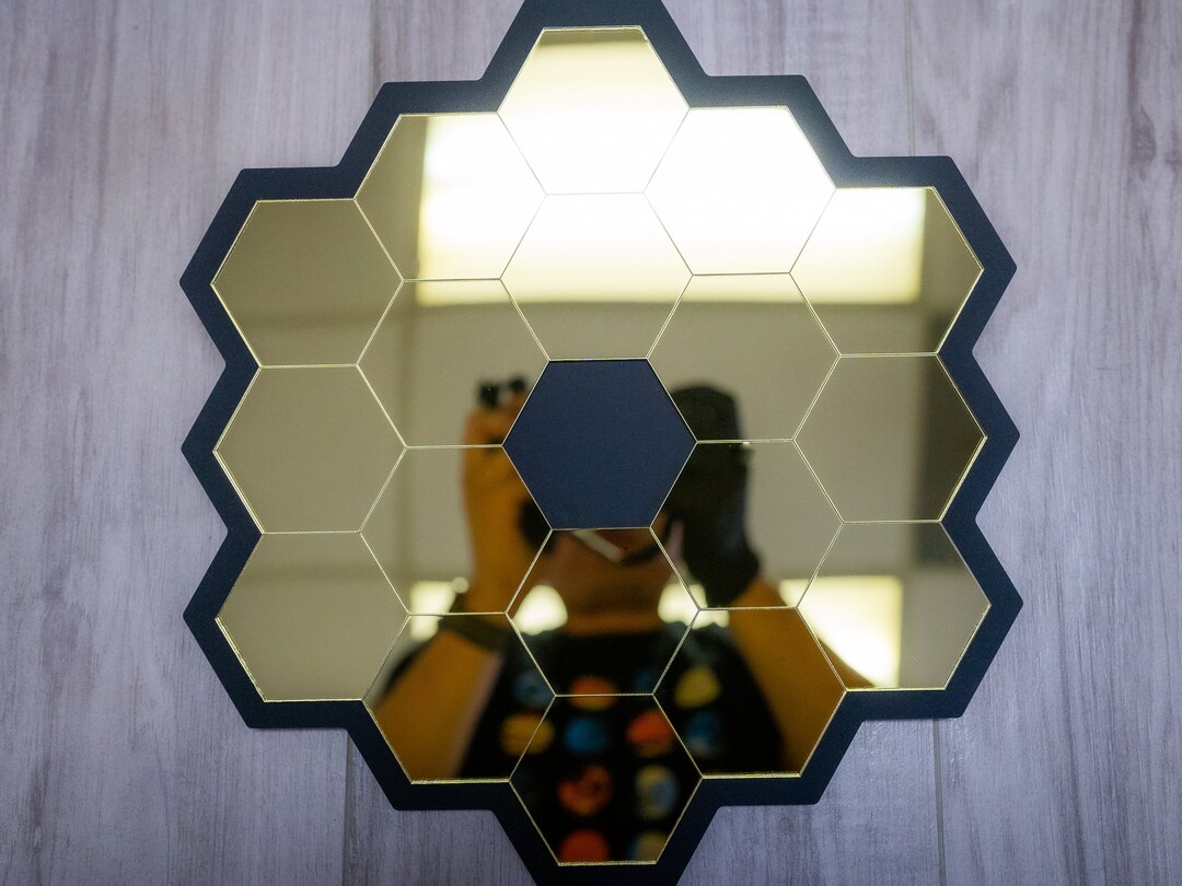 James Webb Space Telescope Themed Mirror Wall Art, Perfect Gift for the ...