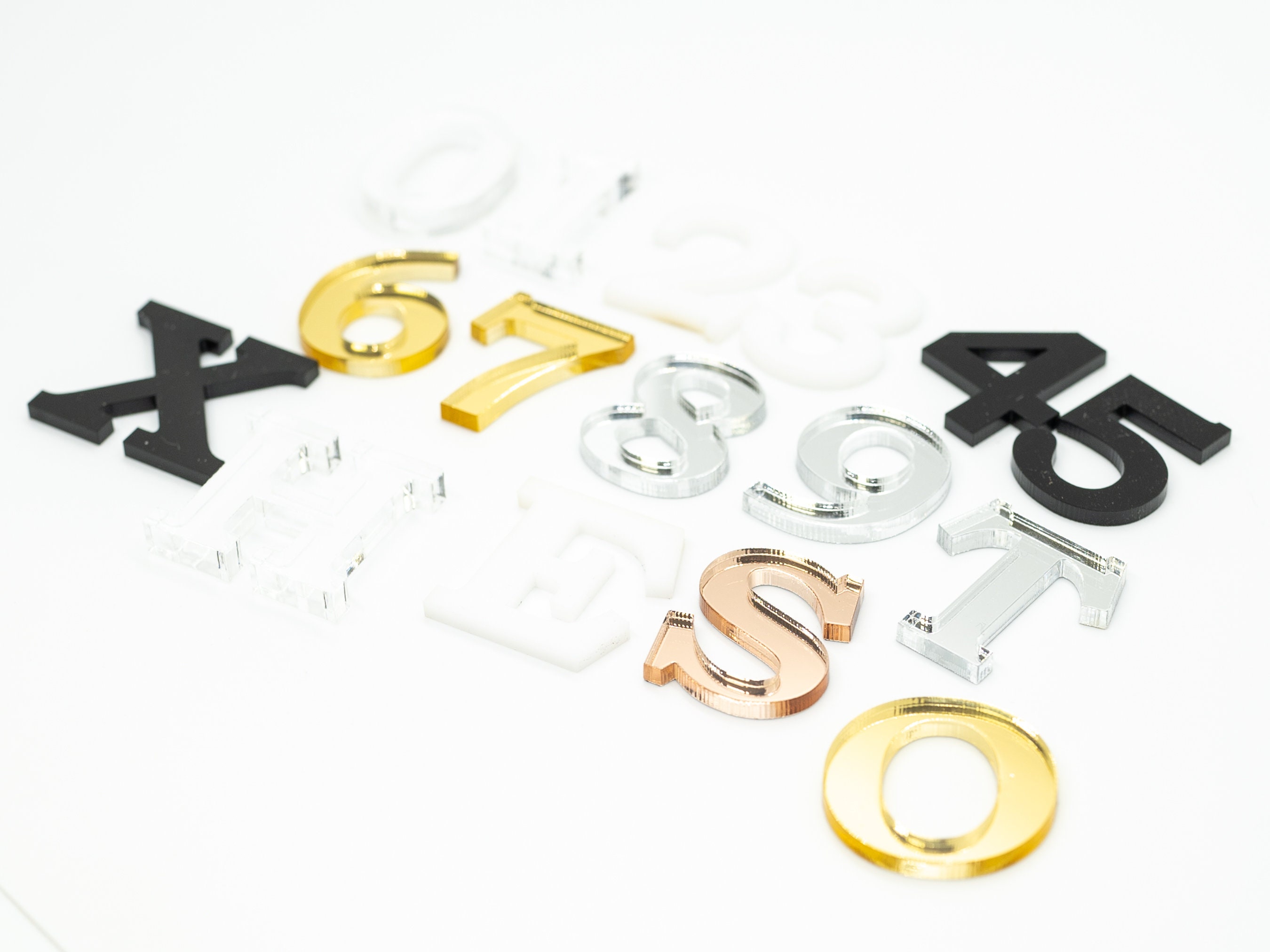 Acrylic Numbers and Letters for Arts Crafts Street Address - Etsy