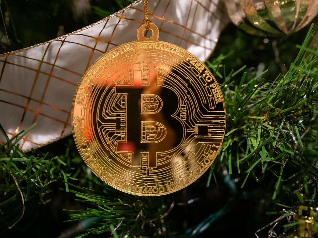 Bitcoin BTC Ornament for Holidays Christmas Tree Decoration ...