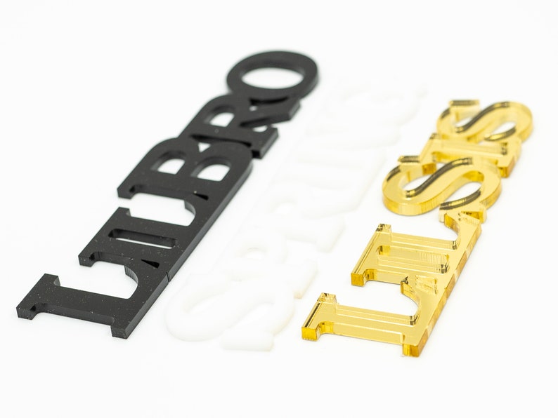 Acrylic Any Language Alphabet Letter Word for Greek Fraternity - Etsy