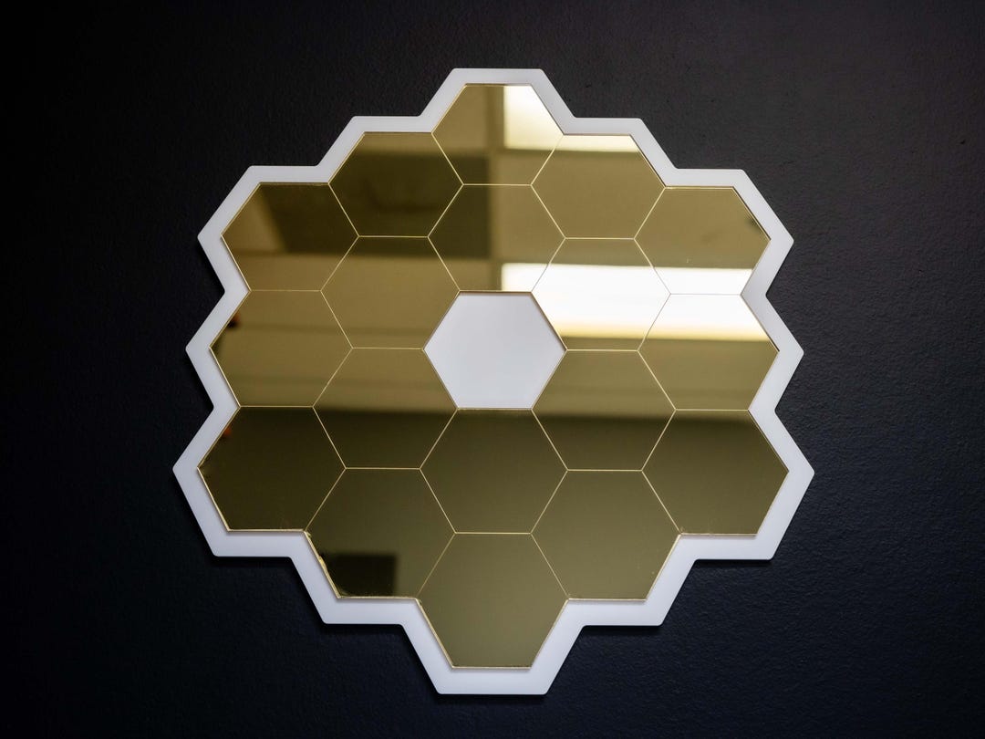 Mirror Wall Art Inspired by the James Webb Space Telescope - Gift for ...