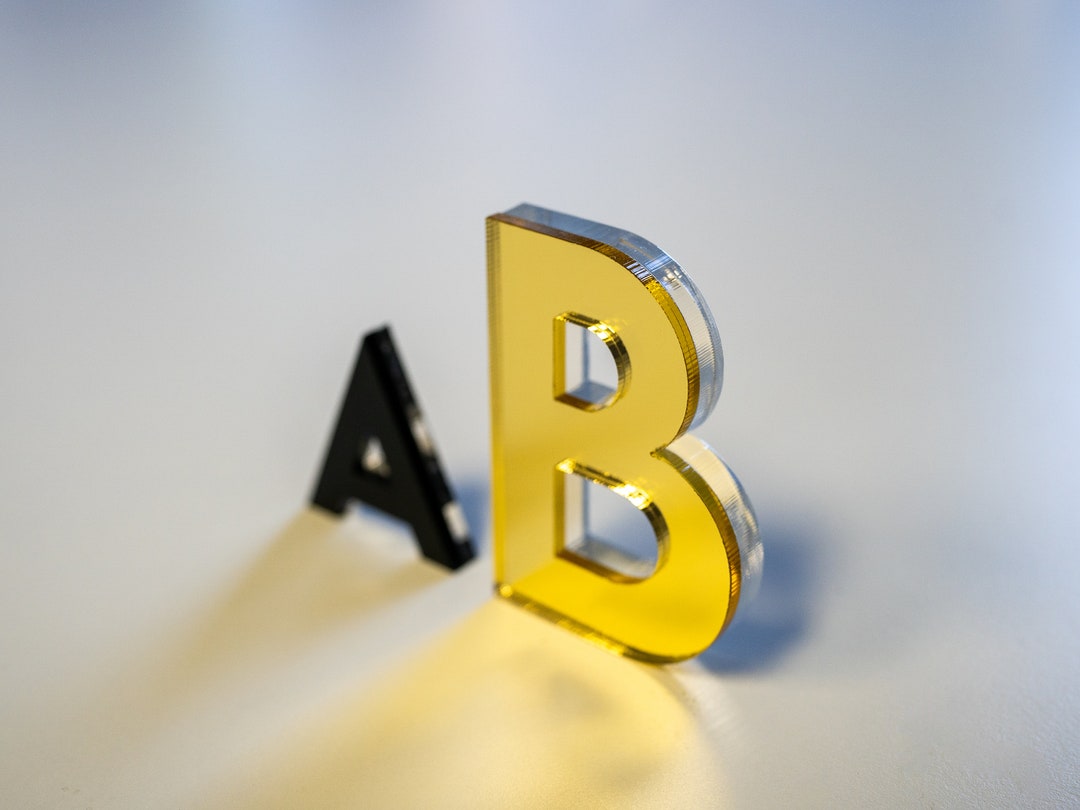 Acrylic Dimensional Letters Numbers Words 3D Raised Sign | Company Logo ...