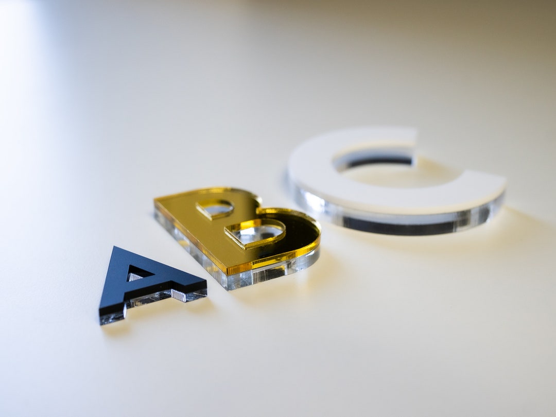 Custom 3D Letters or Numbers Words 3D Raised Sign | Company Logo ...