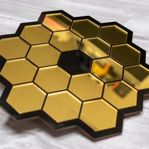 James Webb Space Telescope Themed Mirror Wall Art Perfect - Etsy