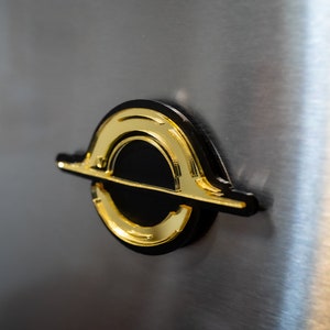 Mirrored Black Hole Refrigerator Magnet | Space Decor | Gargantua ...