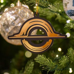 Black Hole Interstellar Keychain - Etsy