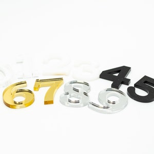 Mirrored Acrylic Alphabet Letter Number Word for Art Craft | Any Font ...