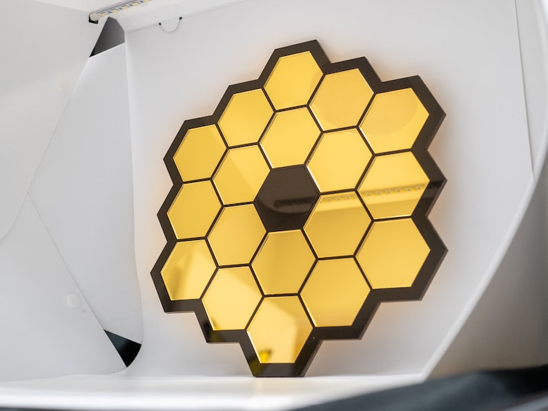 James Webb Space Telescope Themed Mirror Wall Art Perfect - Etsy