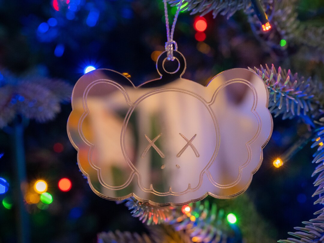 Hypebeast - Inspired Mirrored Acrylic Head Ornament - Unique Christmas ...