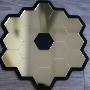 James Webb Space Telescope Themed Mirror Wall Art, Perfect Gift for the ...