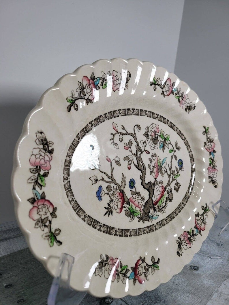 Myott Indian Tree Platter Staffordshire Oval Platter 12 3/8” X 9 5/8 ...