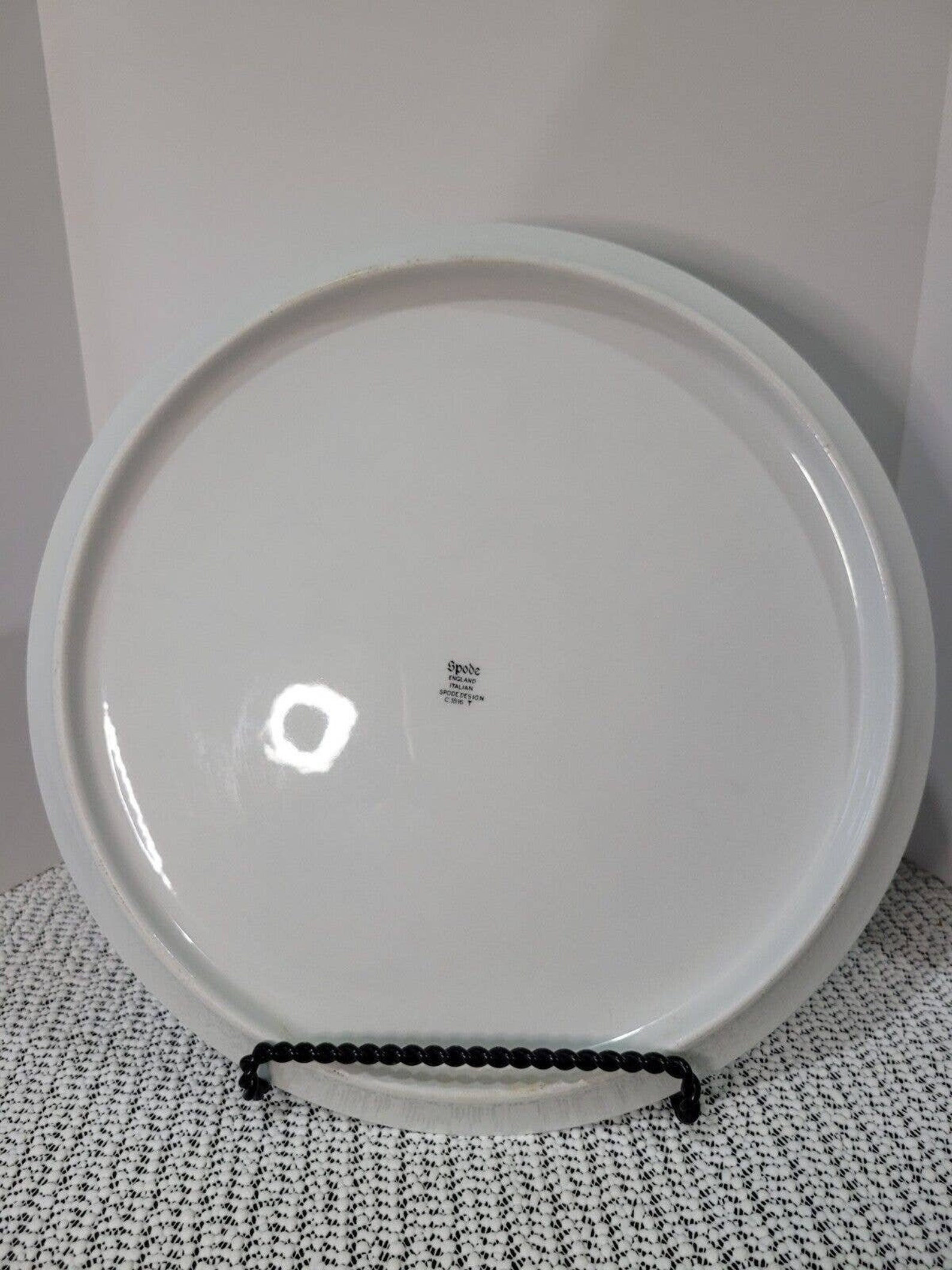 Spode Blue Italian Raised Cake/cheese Plate 11" - Etsy