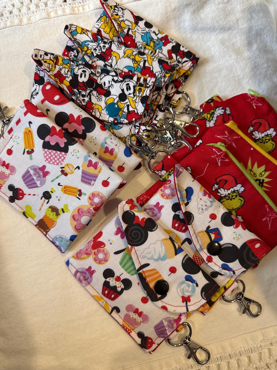 Mini RFID Key Chain Wallet - Etsy