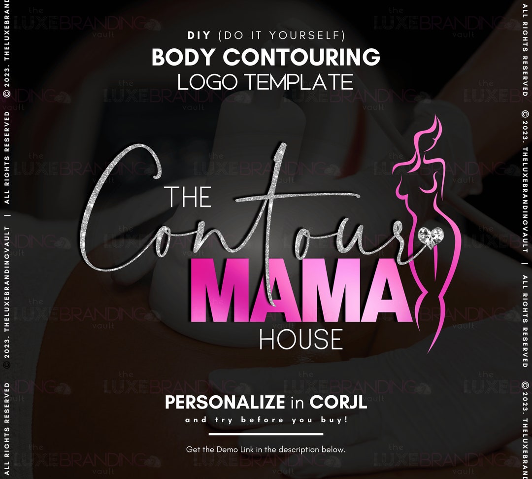 DIY Body Contouring Logo Body Sculpting Logo Beauty Cosmetic Logo - Etsy