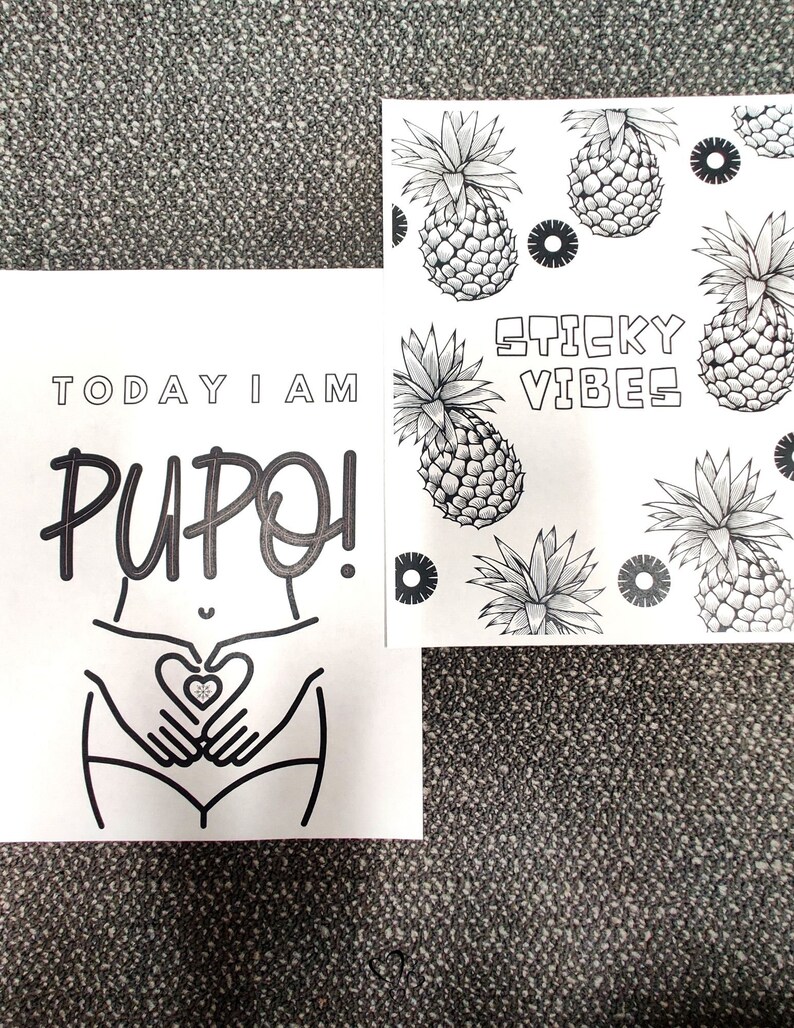 IVF Positive Affirmations Coloring Book 32 Pages - Etsy