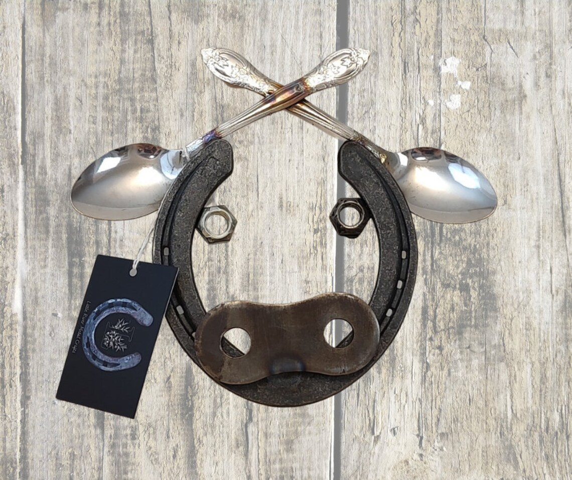 Horseshoe Cow Decorative Wall Art, Cow Decor, Cow Decoration - Etsy