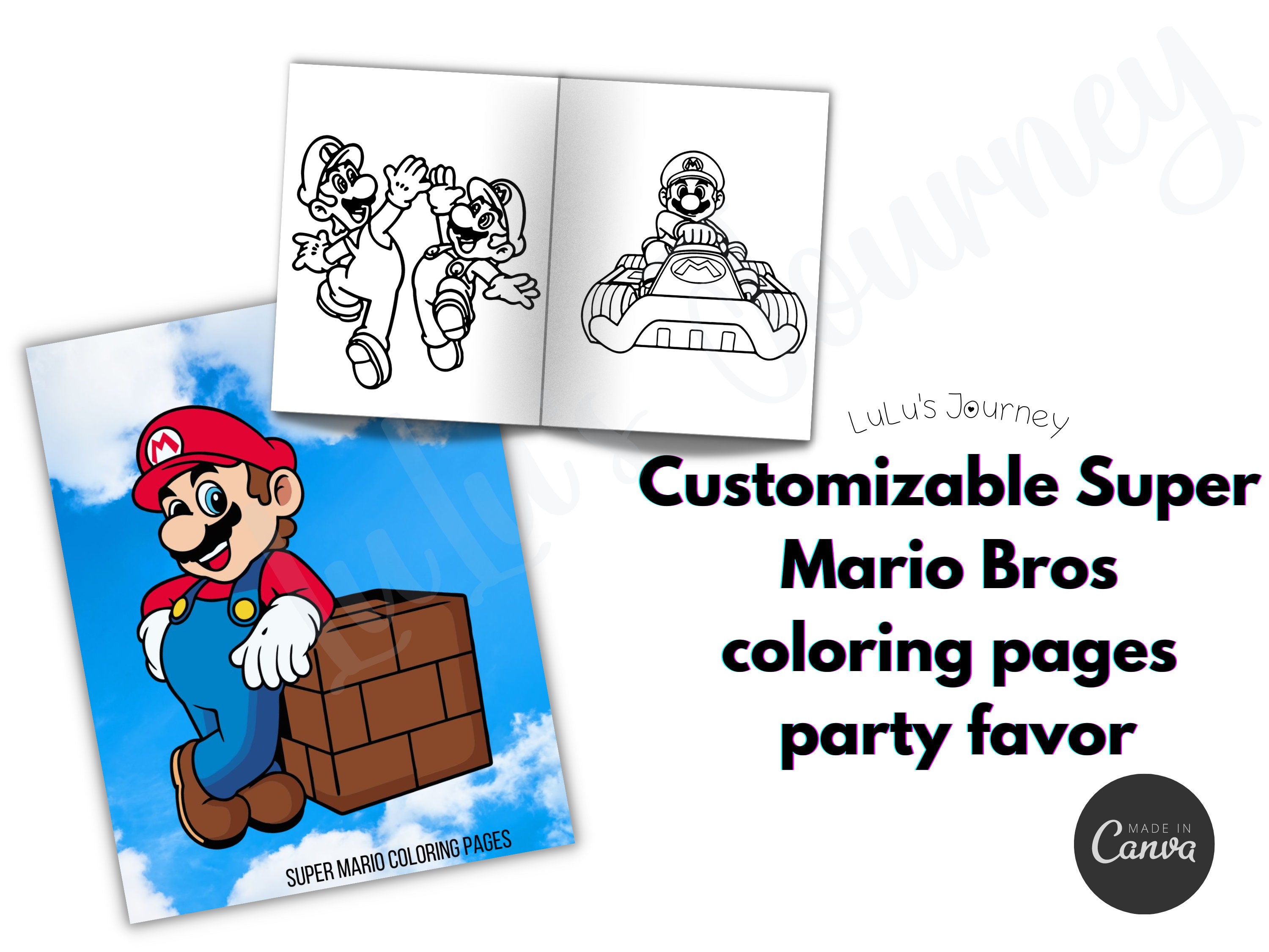 Super Mario Bros Coloring Pages