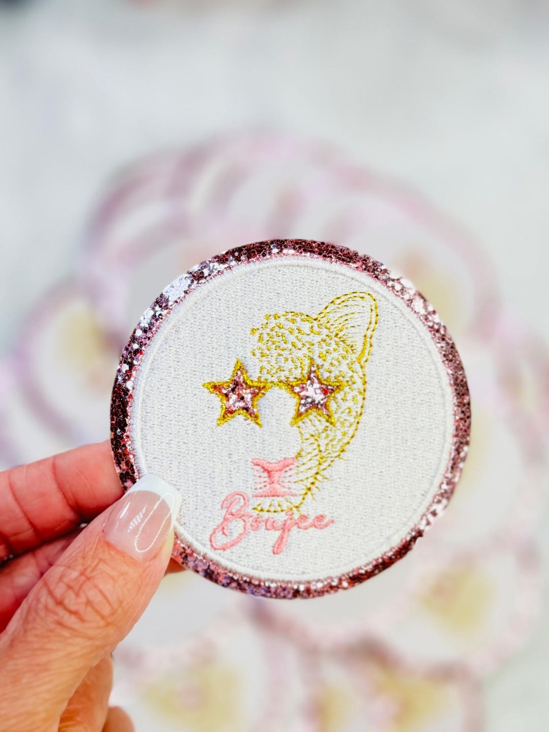 Boujee Leopard Embroidered Patch - Etsy