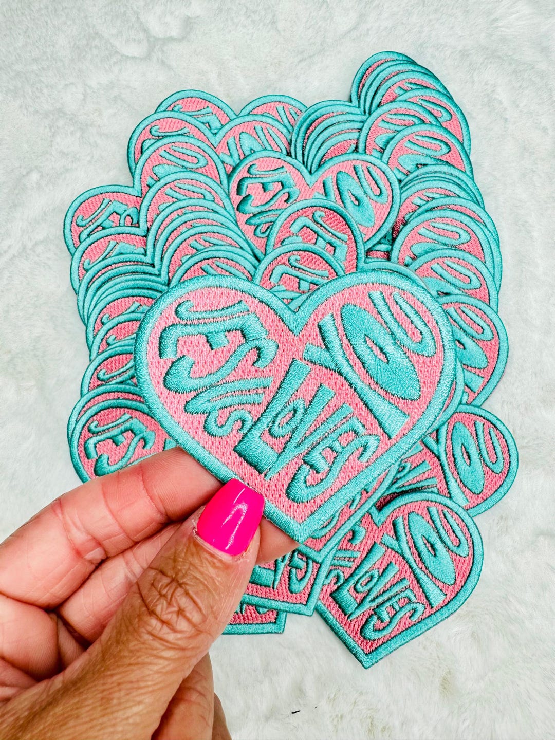 Jesus Loves You Embroidered Patch - Etsy