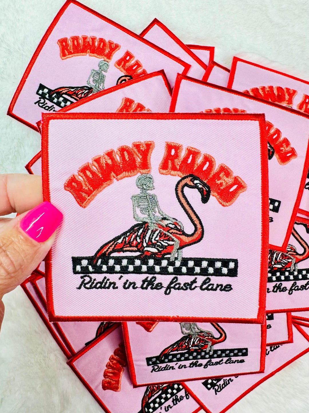 Rowdy Rodeo Embroidered Patch - Etsy