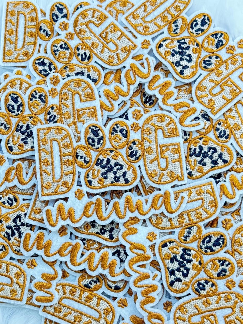 Dog Mama Embroidered Patch - Etsy