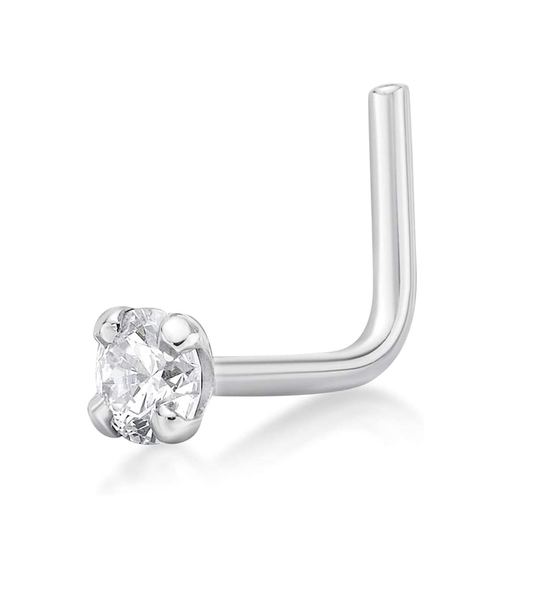 20 Gauge 0,01 / 0,05 / 0,07 Karat Lab Grown Diamant L-förmiger ...