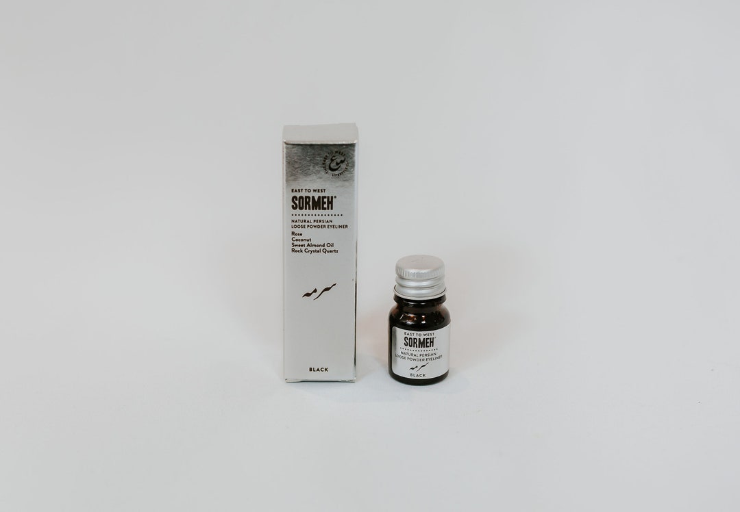 Sormeh Persian Loose Powder Black Eyeliner. Coconut Sweet Almond Oil ...