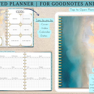 Digital Planner Goodnotes Planner Customizable Calendar - Etsy