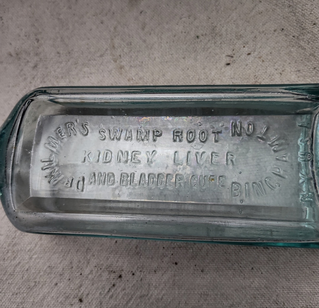 Dr. Kilmer's Swamp Root Kidney, Liver and Bladder Cure, Light Aqua ...